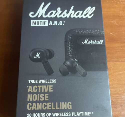 Беспроводные наушники marshall motif ii anc