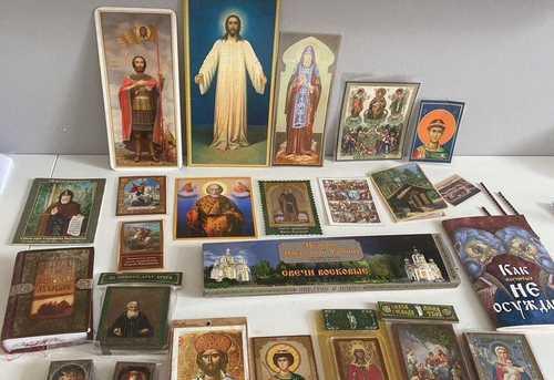 Православные иконы, книги новые