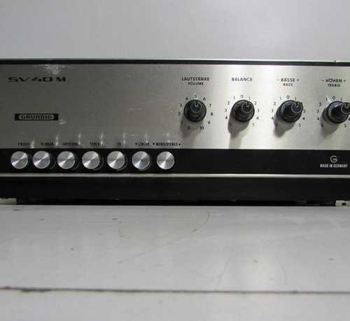 Grundig SV40M Стерео Усилитель Germany 1965г