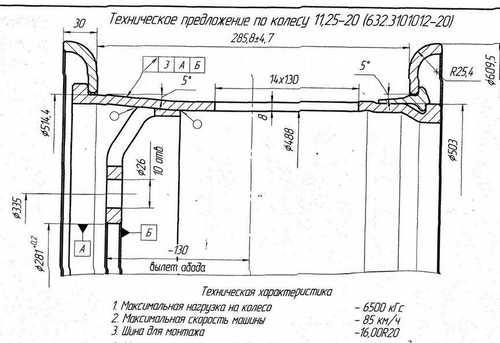 Колёсный диск краз 6443
