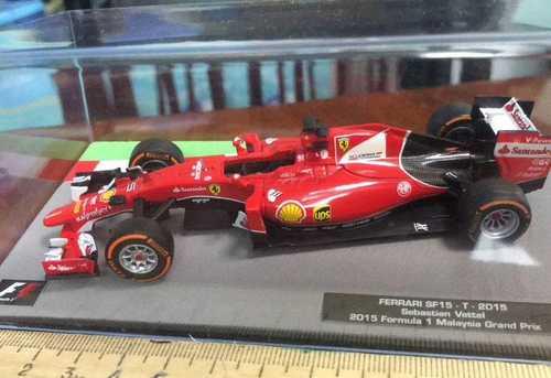Модель ferrari SF15-T Себастьян Феттель F 1 1:43