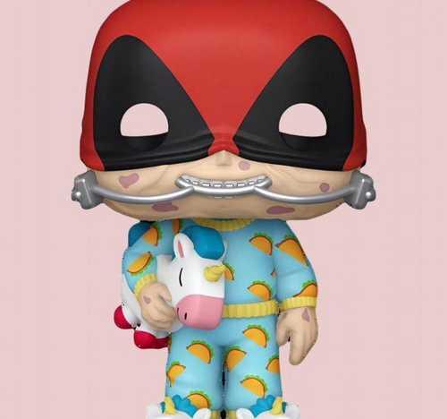 Фигурка funko pop marvel sleepover deadpool 1344