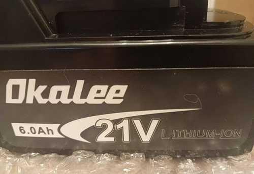 OkaLee Аккумулятор akkopower 21v 6.0Ah