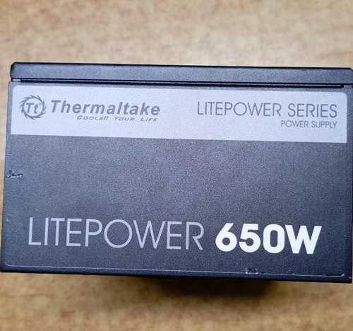 Блок питания 650 Вт Thermaltake LitePower 650W