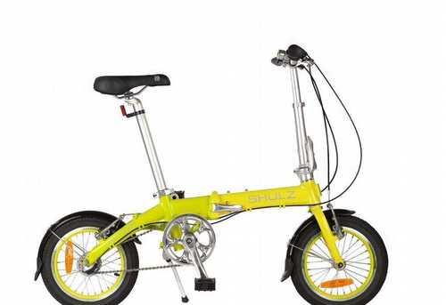 Cкладной велосипед shulz Hopper Mini желто-зеленый