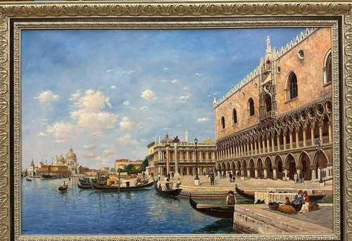 Картина маслом "Венеция. Дворец Дожей" 60х90