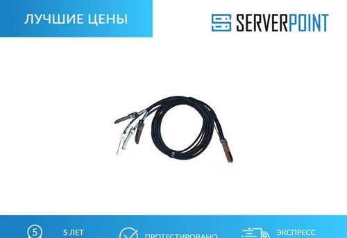 Кабель Amphenol 2 метра, 40G qsfp+ to 4x 10G SFP+