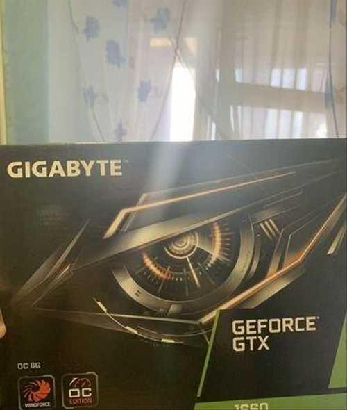 Коробка от видеокарты Gigabite Geforce GTX 1660