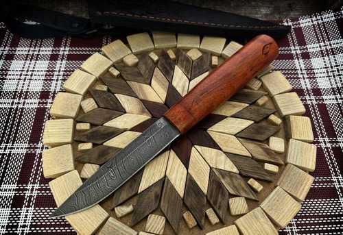 Нож "Манси", клинок Дамасская сталь, рукоять стаби