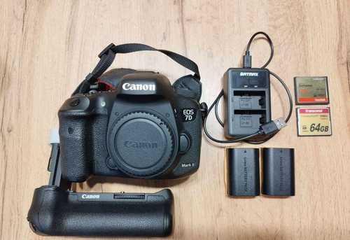 Зеркальный фотоаппарат Canon 7d mark ii комплект