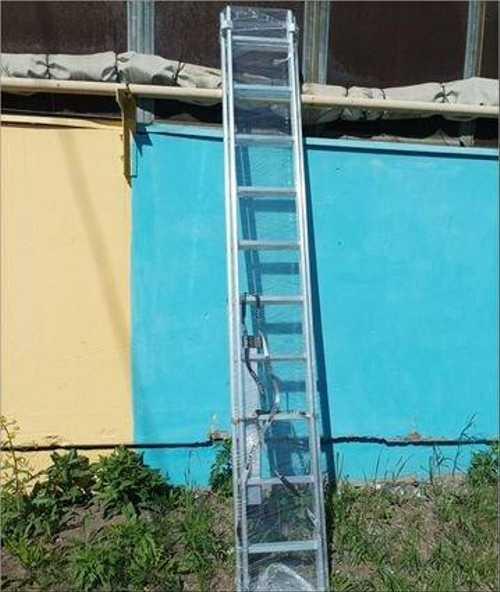 Лестница 2x10 алюминиевая монтажная