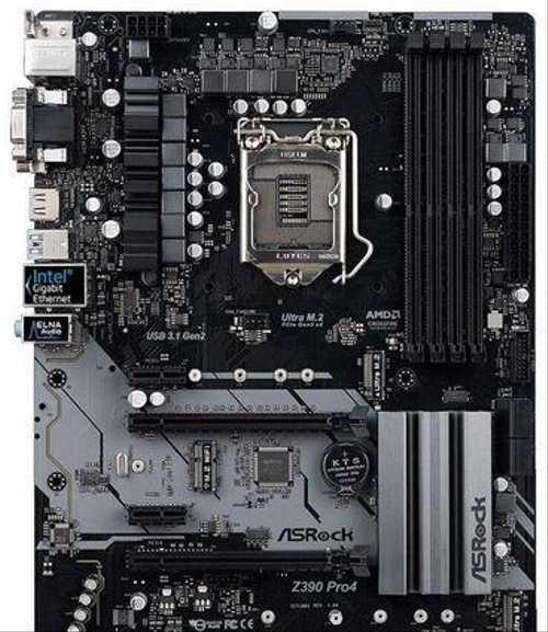 Материнская плата ASRock Z390 Pro4