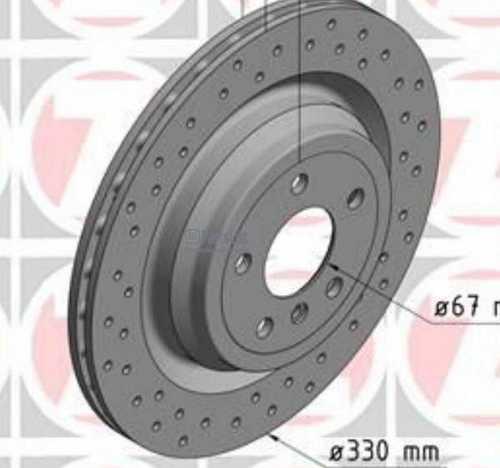 Диск тормозной mercedes M-class (166) ML250ML350ML500 11- Coat Z zimmermann 400368920 400368920