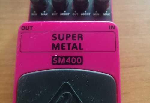 Педаль behringer super metal sm 400