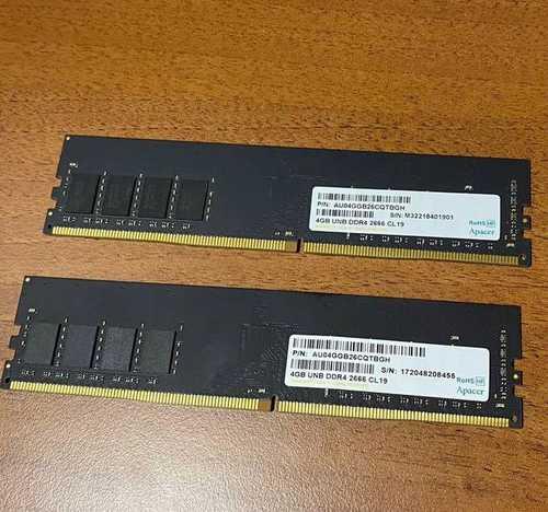 Оперативная память ddr4 8GB