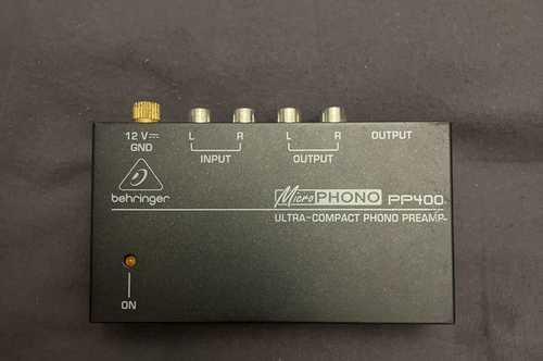 Фонокорректор стерео Behringer PP400