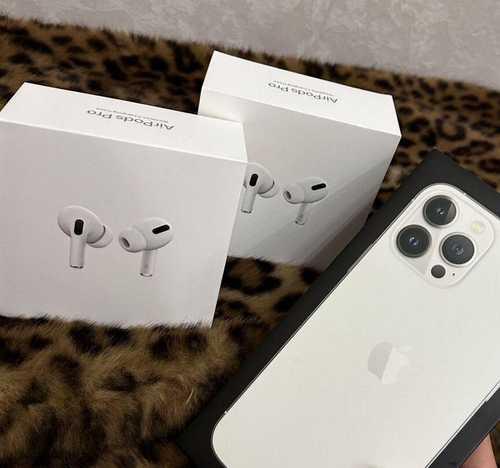 Коробки от iPhone 13ProMax и AirPods Pro