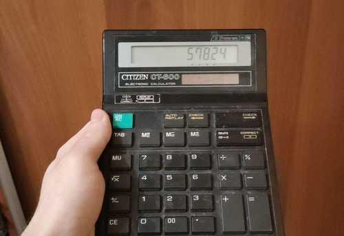 Калькулятор citizen ct-6000