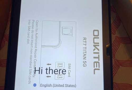 Oukitel Планшет RT7 titan 5G, 10.1", 256GB, чер