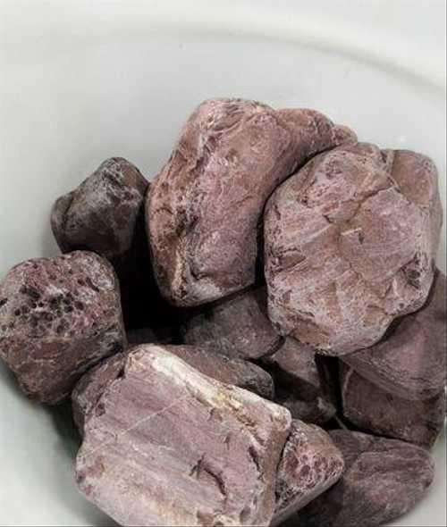 Камни для печи Яшма шлифованная 10 кг
