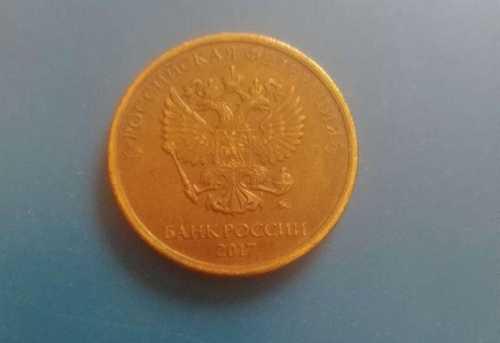 Монета 10 рублей 2017 года спмд