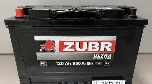 Аккумулятор 120 ач zubr Professional 120Ah