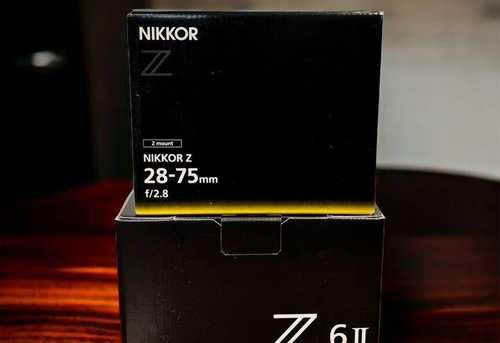 Nikon Z6 II + Z 28-75mm F2.8 новый