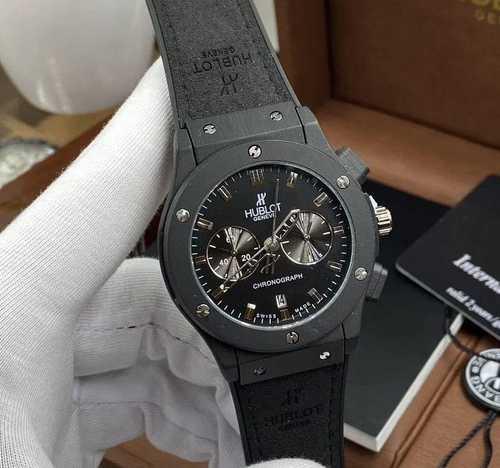 Часы мужские Hublot (Все стрелки активны) LUX