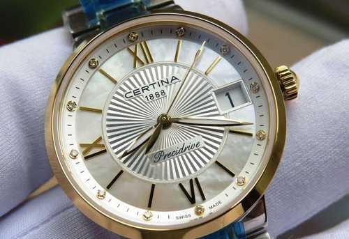 Женские бриллиантовые часы Certina DS Stella