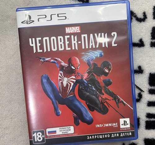 Spider Man 2 PS5 Диск Человек Паук 2 Marvel