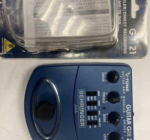 Behringer GDI 21 эмулятор усилителей и кабинетов