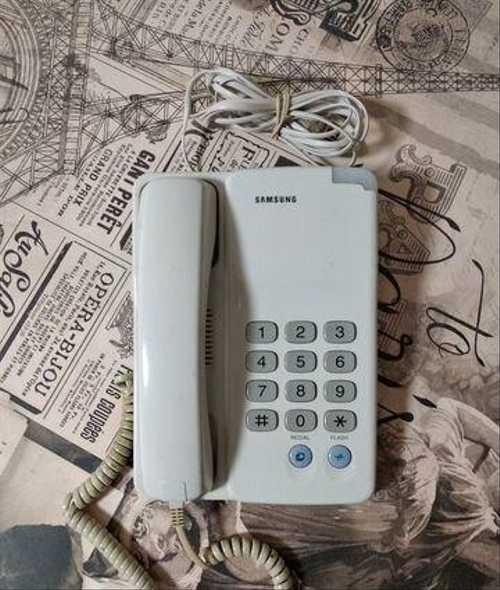 Телефон Samsung кнопочный cтационарный