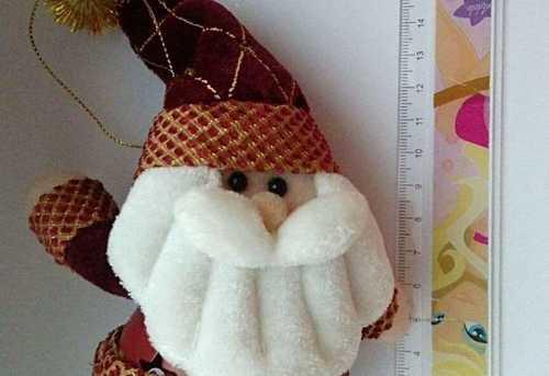 Дед Мороз, игрушка ёлочная, снеговик