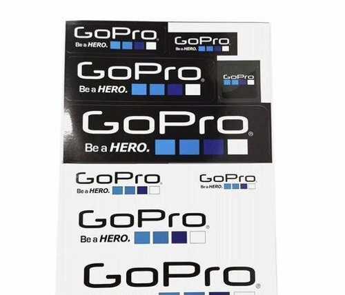 Наклейки c лого GoPro 7 шт