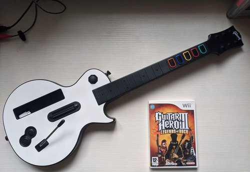 Контроллер для Guitar Hero Wii + Guitar Hero 3