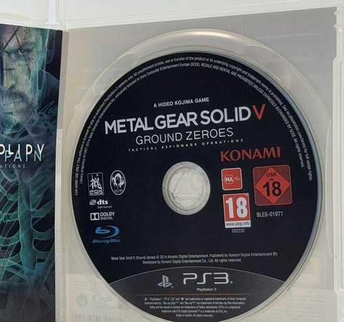 Игра Metal Gear Solid V: Ground Zeroes bles-01971