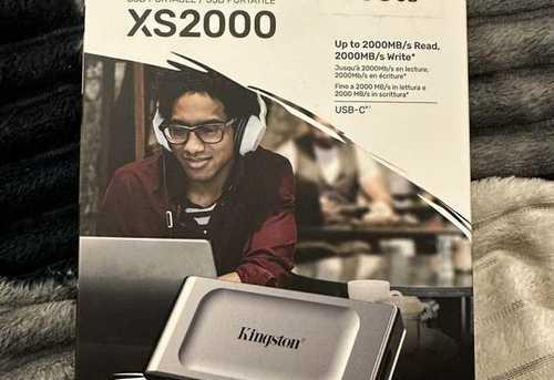 Внешний SSD kingston XS2000 500gb