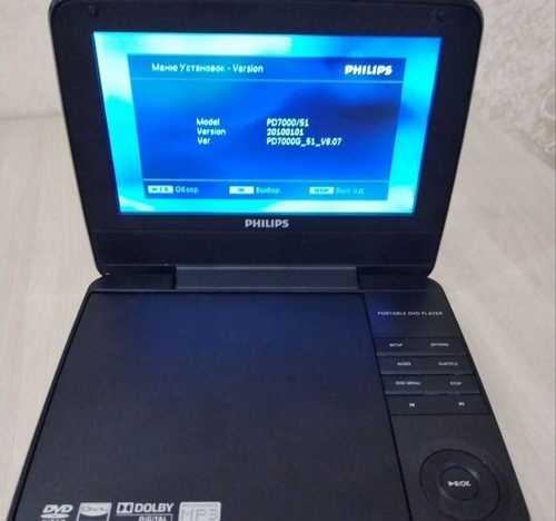 Портативный DVD плеер Philips PD7000B/51