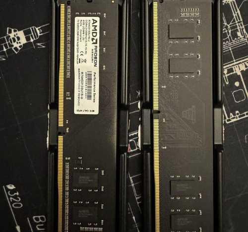 Оперативная память ddr4 2x4gb