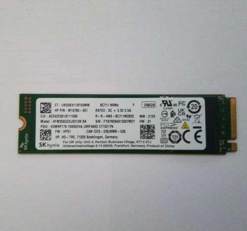 Ssd 256gb SK hynix