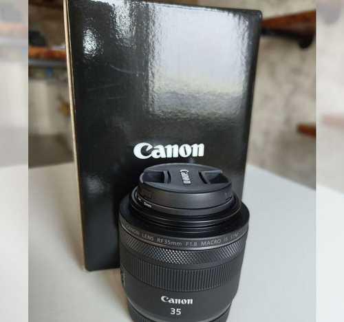 Canon RF 35mm f 1.8 macro is stm