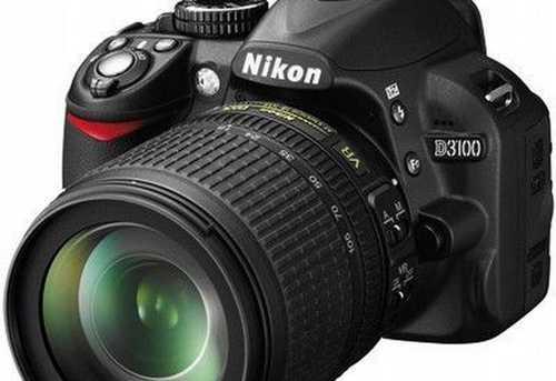 Цифровой зеркальный фотоаппарат nikon d3100