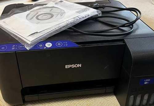 Принтер Epson L3151,WI-FI