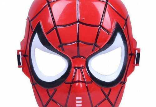 Маска человек-паук Spider-Man пластик, без размера