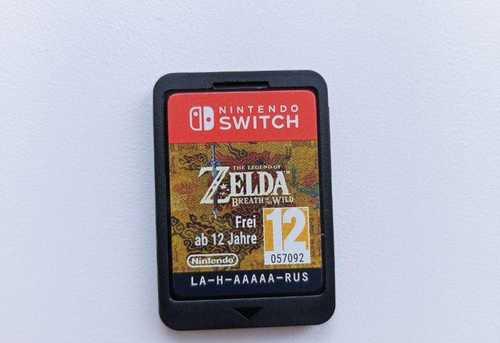 Игра Legend of Zelda Breath of the Wild на Switch