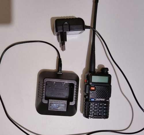 Рация Baofeng UV-5R 8W (3 режима мощности) черный