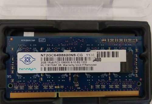 Оперативная память DDR3 Nanya NT2GC64B88B0NS-CG