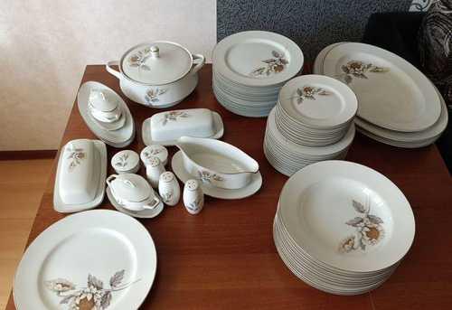 Сервиз японский Подсолнухи Noritake 60 предметов