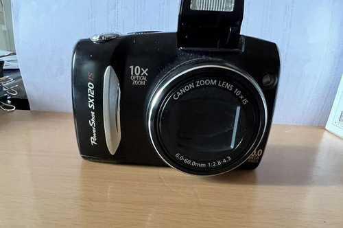 Компактный фотоаппарат Canon PowerShot SX120 IS