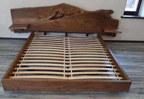 Кровать деревянная из слеба